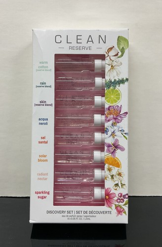 Clean Reserve Discovery Set Samples Eau De Parfum Spray 8x 1.5 ml, As ...