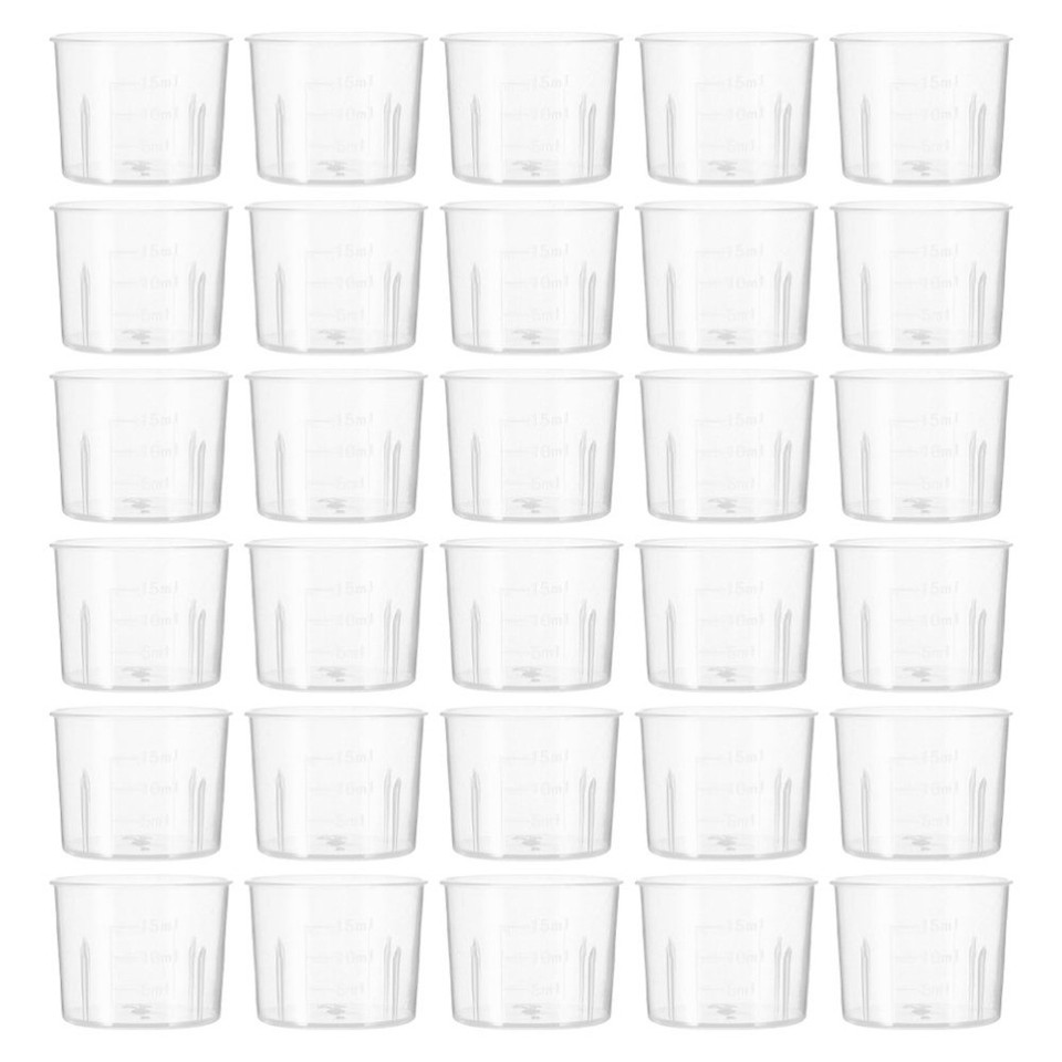 200 Pcs Measuring Cup Chemical Cups Mixing with Scale for Epoxy Resin ...