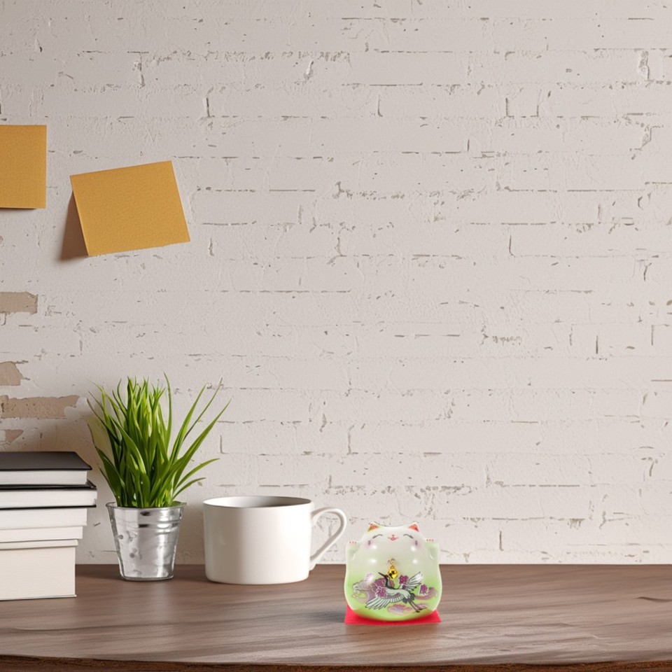 Cat Decoration Sculpture For Cat Lovers Maneki Neko Japanese Decorative ...