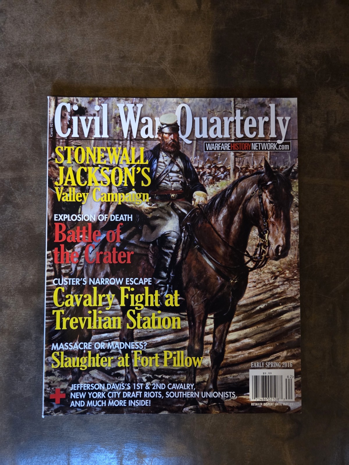 Civil War Quarterly Magazine Spring 2016 Stonewall Jackson | eBay