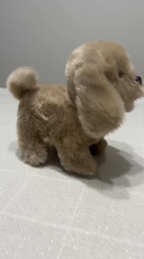 Battery operated Puppy Dog Toy - Realistic Walking & Barking Robot Dog ...