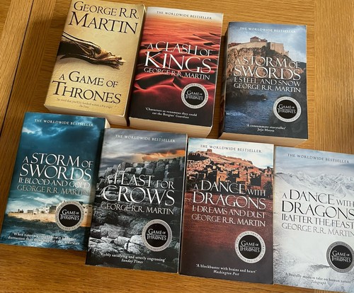 Game of Thrones: 6 Book Set - George R. Martin (2012. Paperback) Good ...