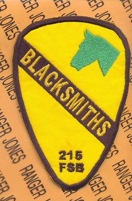215th Forward Support Bn FSB BLACKSMITHS 1st Cavalry Division 5" patch c/e | eBay