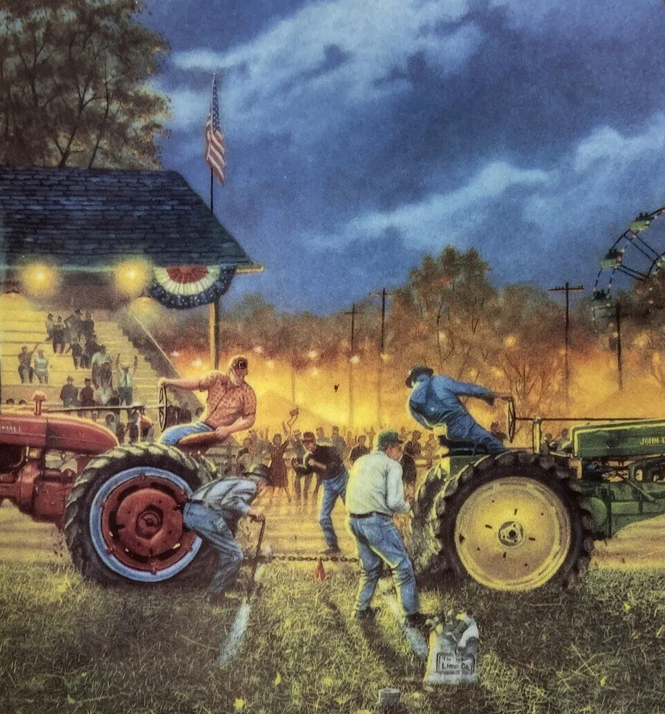 BRAGGING RIGHTS Plate Dave Barnhouse John Deere Farmall Tractors ...