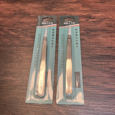 (2 Pack) Ceramic Tip Tweezer For Electronics Soldering | eBay
