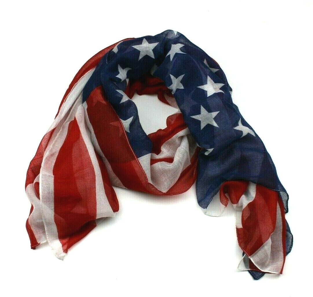 American Flag Cotton Scarf