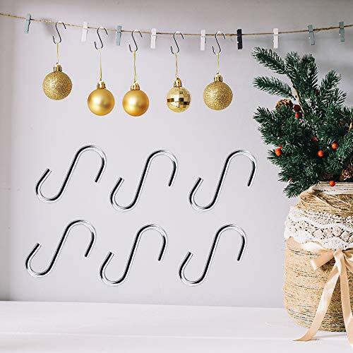 S Hooks Small S Hooks，Mini S Hooks， 100 Pack Stainless S Shaped Hooks ...