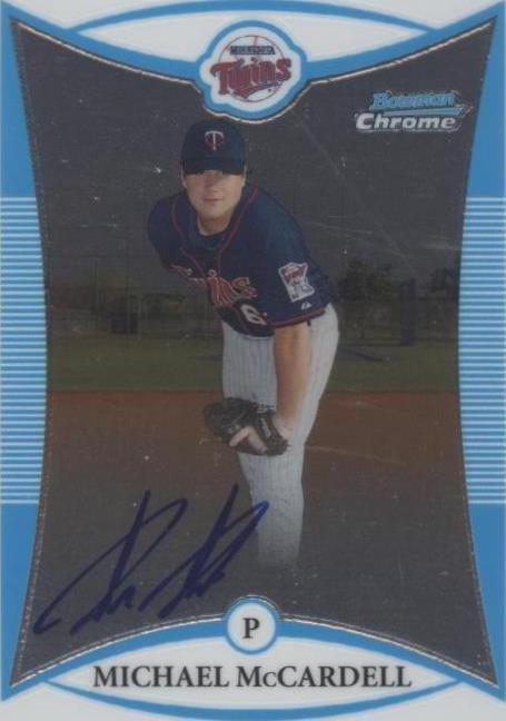 2008 Bowman Chrome - Prospects Prospect Autographs Michael McCardell # ...