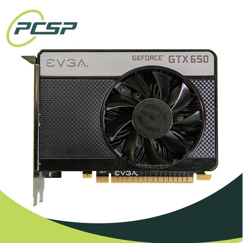 EVGA GeForce GTX 650 1GB GDDR5 2x DVI 1x Mini-HDMI Graphics Card 01G-P4 ...
