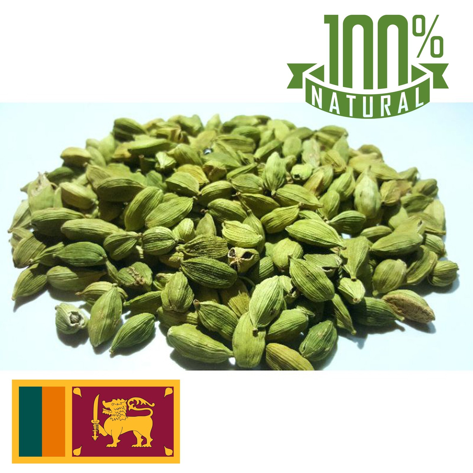Fresh Organic Cardamom whole Ceylon Spice Freshly Harvested pods ...
