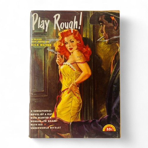 Play Rough! Rick Wayne PBO 1950s Pulp Paperback Sleaze Crime Novel Vintage | eBay