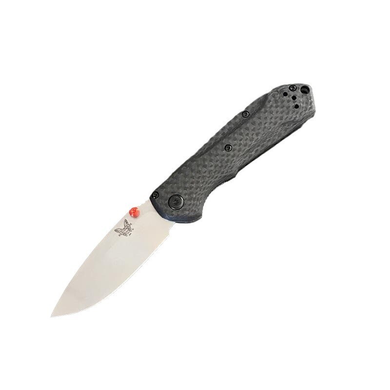 Benchmade 565 Stone wash blade carbon fiber handle outdoor camping ...