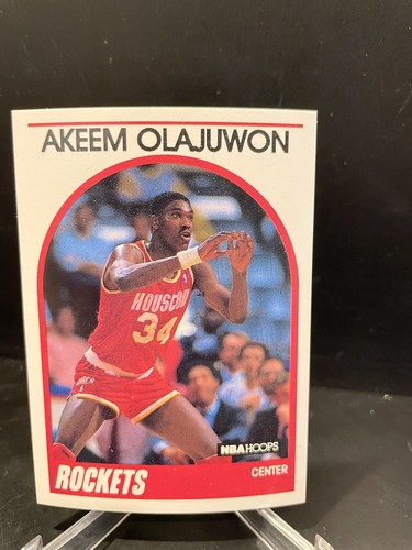 1989-90 HOOPS AKEEM OLAJUWON HOUSTON ROCKETS #180 | eBay