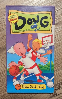 Doug - Slam Dunk Doug VHS 1997 Walt Disney Home Video 90’s Cartoon ...