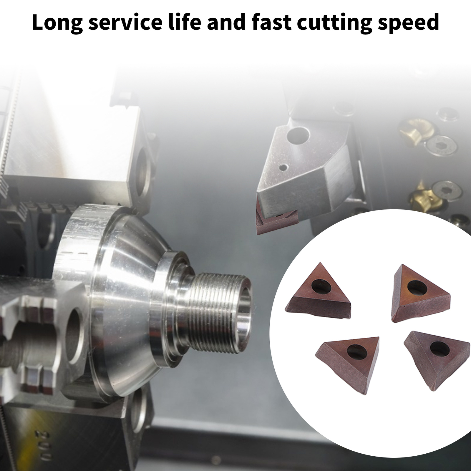 4pcs Turning Inserts Small Compact Practical Chamfering Blade For Wood ...