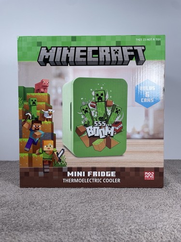 Minecraft Creeper 6-Can Mini Fridge Thermoelectric Cooler | eBay