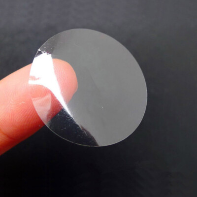 1000 pcs Sticker Clear Transparent Circle Round Label Adhesive Seal | eBay
