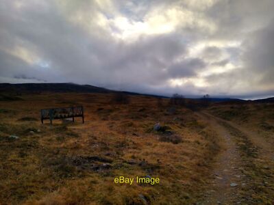 Photo 6x4 The 'road' along Allt a' Mheanbh-chruidh Bridge of Gaur View ...