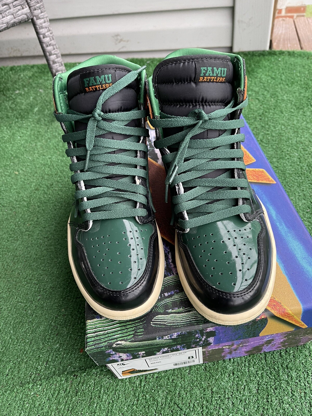Air Kiy “ FAMU Rattlers " edition size 9 (In Hand rea… - Gem