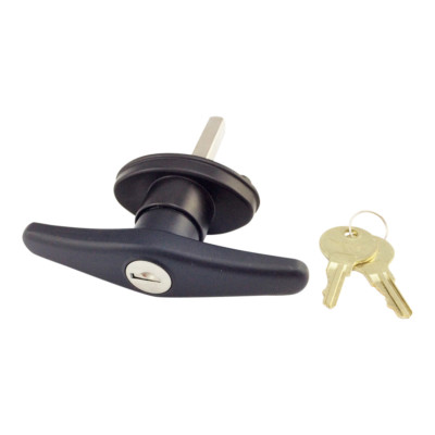 Rear Fixing Canopy T Lock Handle - BLACK - Turn Anti Clockwise Only | eBay