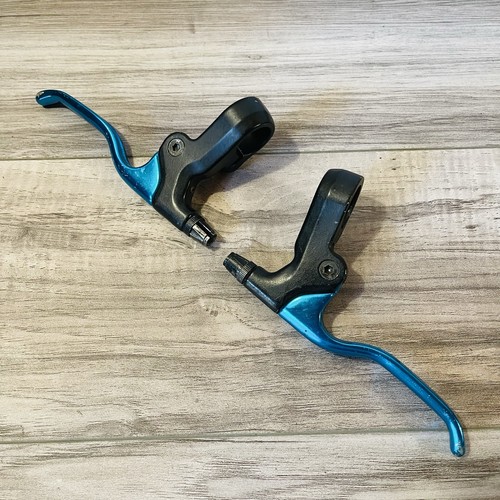 Tektro Blue Anodized Cantilever Brake Levers | eBay