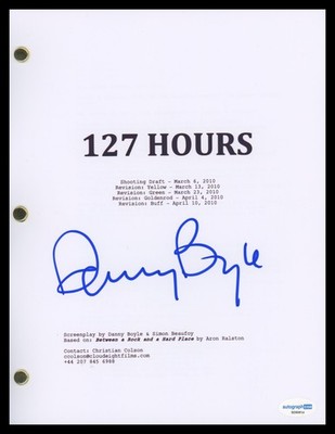 Danny Boyle "127 Hours" Director AUTOGRAPH Signed Full Script ...
