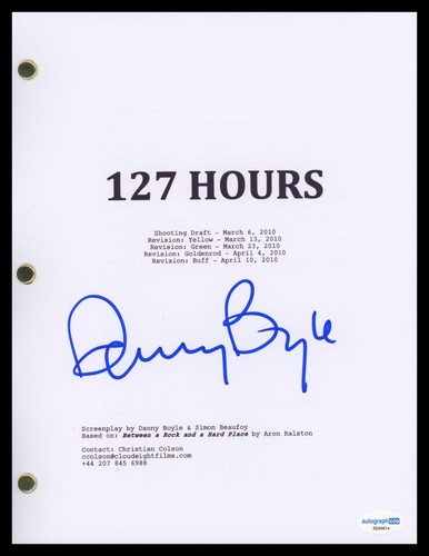 Danny Boyle "127 Hours" Director AUTOGRAPH Signed Full Script ...