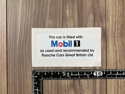 Free Shipping Mobil One Maintenance Inspection Sticker | eBay