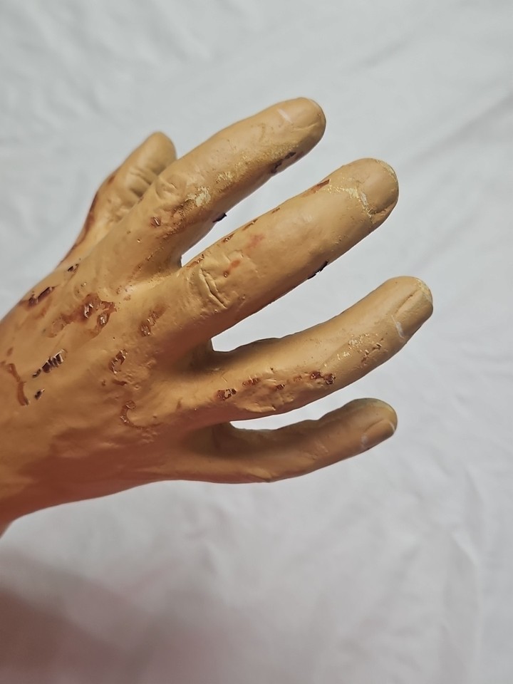 Fake Bloody Arm Adult Hand Prop Halloween Severed Lifelike Haunted ...