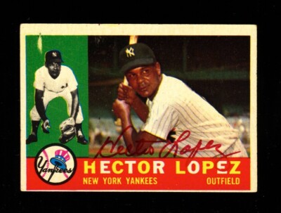1960 TOPPS HECTOR LOPEZ #163 YANKEES SIGNED AUTOGRAPH VINTAGE | eBay