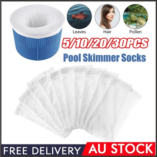 5-30PCS Large Pool Skimmer Socks Set Durable Pool Basket Net Protector ...