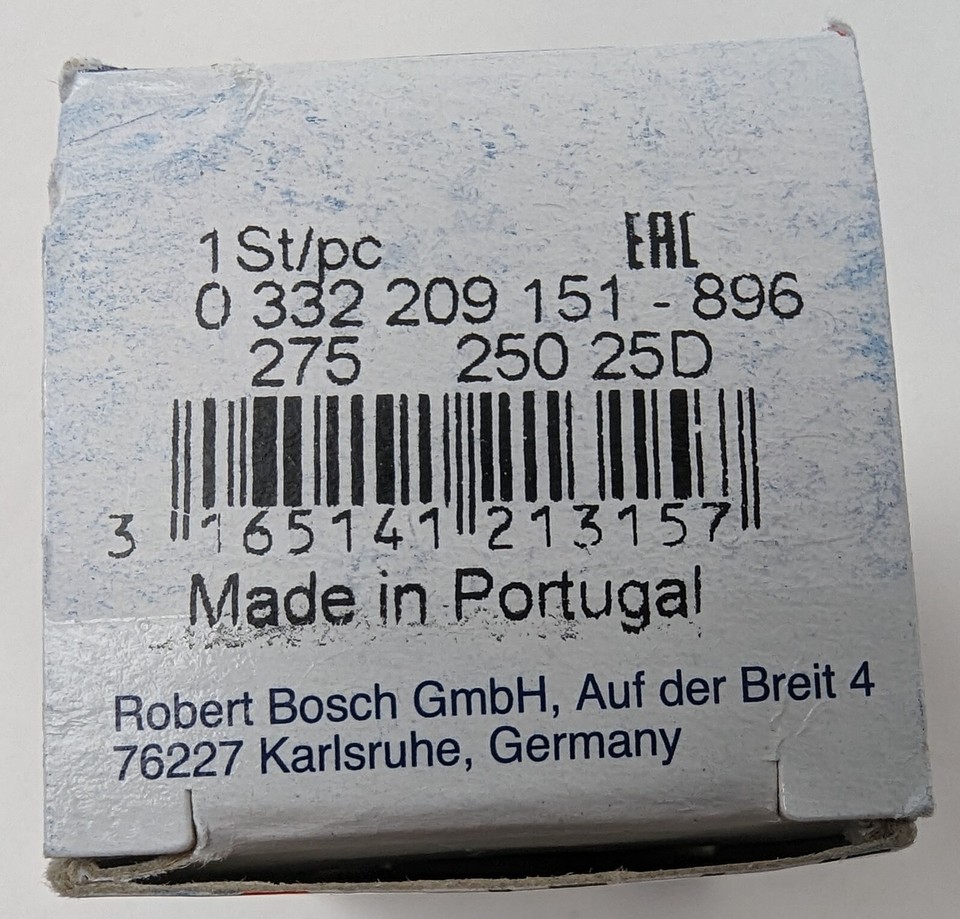 5 Bosch Relays 0332209151 30A 12Vdc Coil SPDT Automotive Application ...