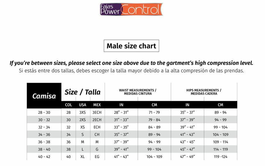 ABDOMINAL CONTROL SHAPEWEAR FOR MEN FAJA COLOMBIANA PARA HOMBRE GEORDI ...