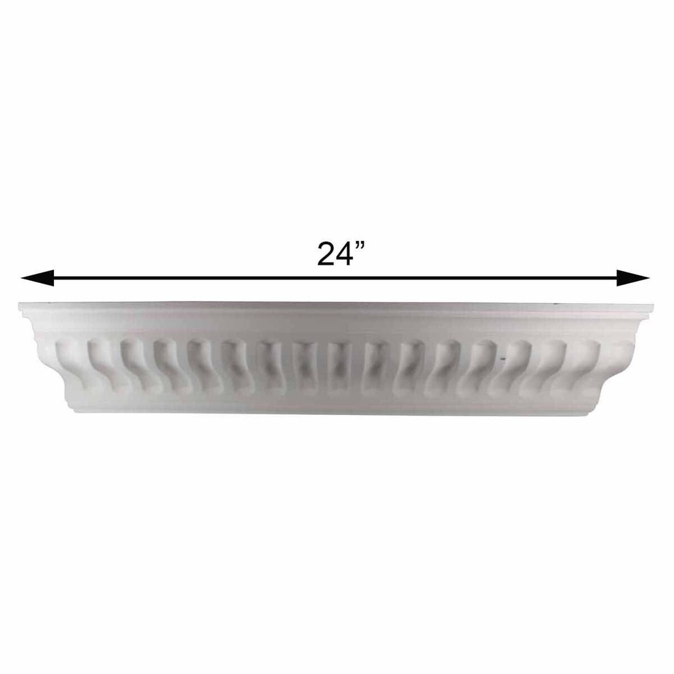 Ornate Cornice White Urethane 96" L Ivy Bridge | Renovator's Supply | eBay