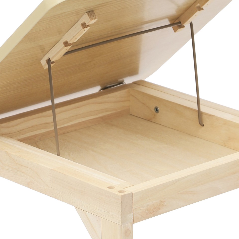 40cm Wood Color C-Shaped End Table C Table With Wheels Modern Couch ...