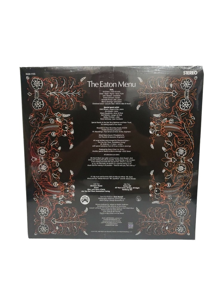 CLEVELAND EATON Plenty Good Eaton NEW Ltd.Ed. Clear/Black Splatter 200 ...