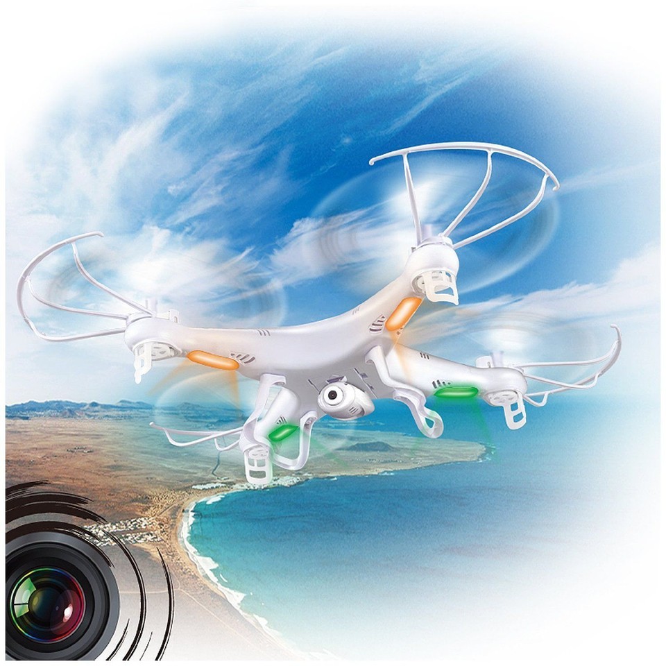 Syma X5C Explorer 2.4Ghz Drone Helicopter RC 4CH 6-Axis with gyro HD ...