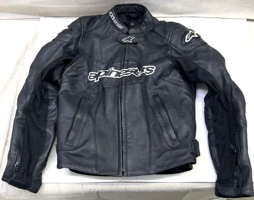 Alpinestars Size: 4 Genuine Leather Jacket w/Built-in Shoulder & Elbow ...