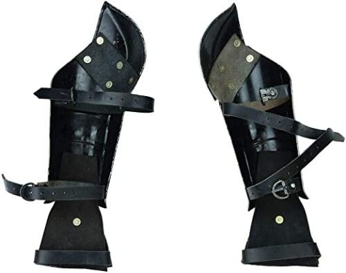 Vintage Style Steel Designer Knight Bracers with Hand and Elbow Armor ...