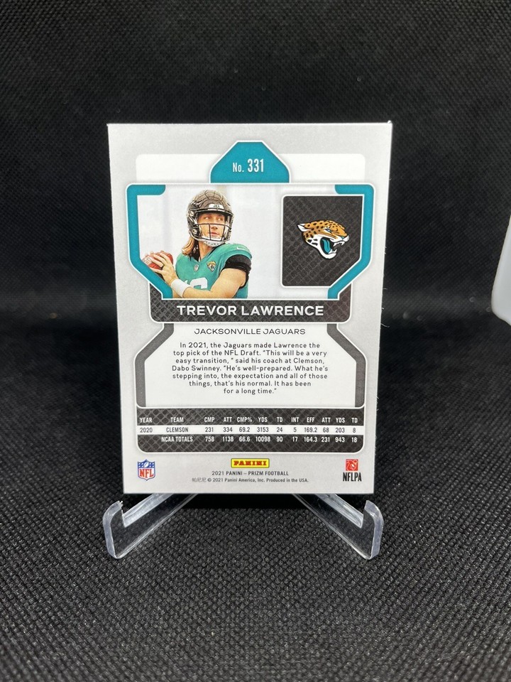 2021 Panini Prizm Justin Lawrence Rookie #331 Jacksonville Jaguars | eBay