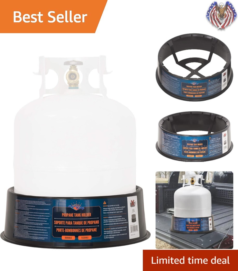 Secure Propane Cylinder Base Stabilizer - Fits 20lb, 30lb, and 40lb ...