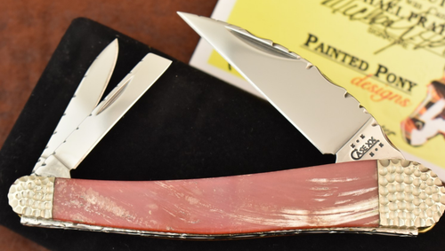 1 of 1 CASE XX SEAHORSE WHITTLER KNIFE CUSTOM MICHAEL PRATER PAINTED ...