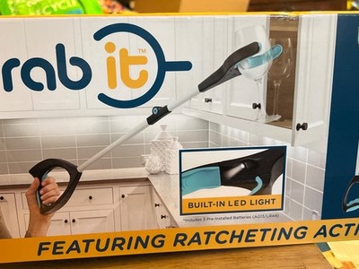 Grab It Ratcheting Reacher Tool Built in Led Light | eBay