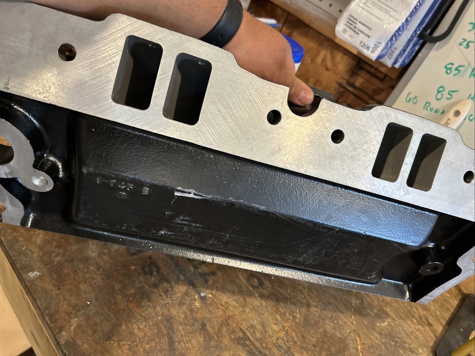Dart Intake Manifold Part# 42522000 Tall Deck SBC dominator Flange | eBay