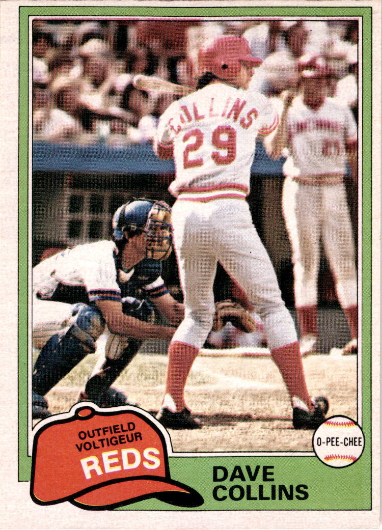 1981 O-Pee-Chee #175 Dave Collins Reds Baseball Card | eBay