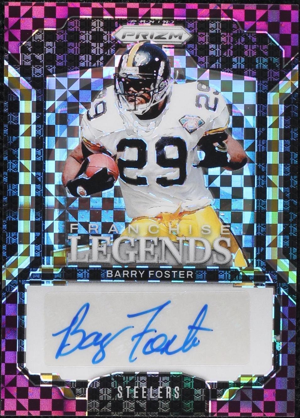 2024 Panini Prizm - Franchise Legends Signatures Barry Foster #FL-BFR ...