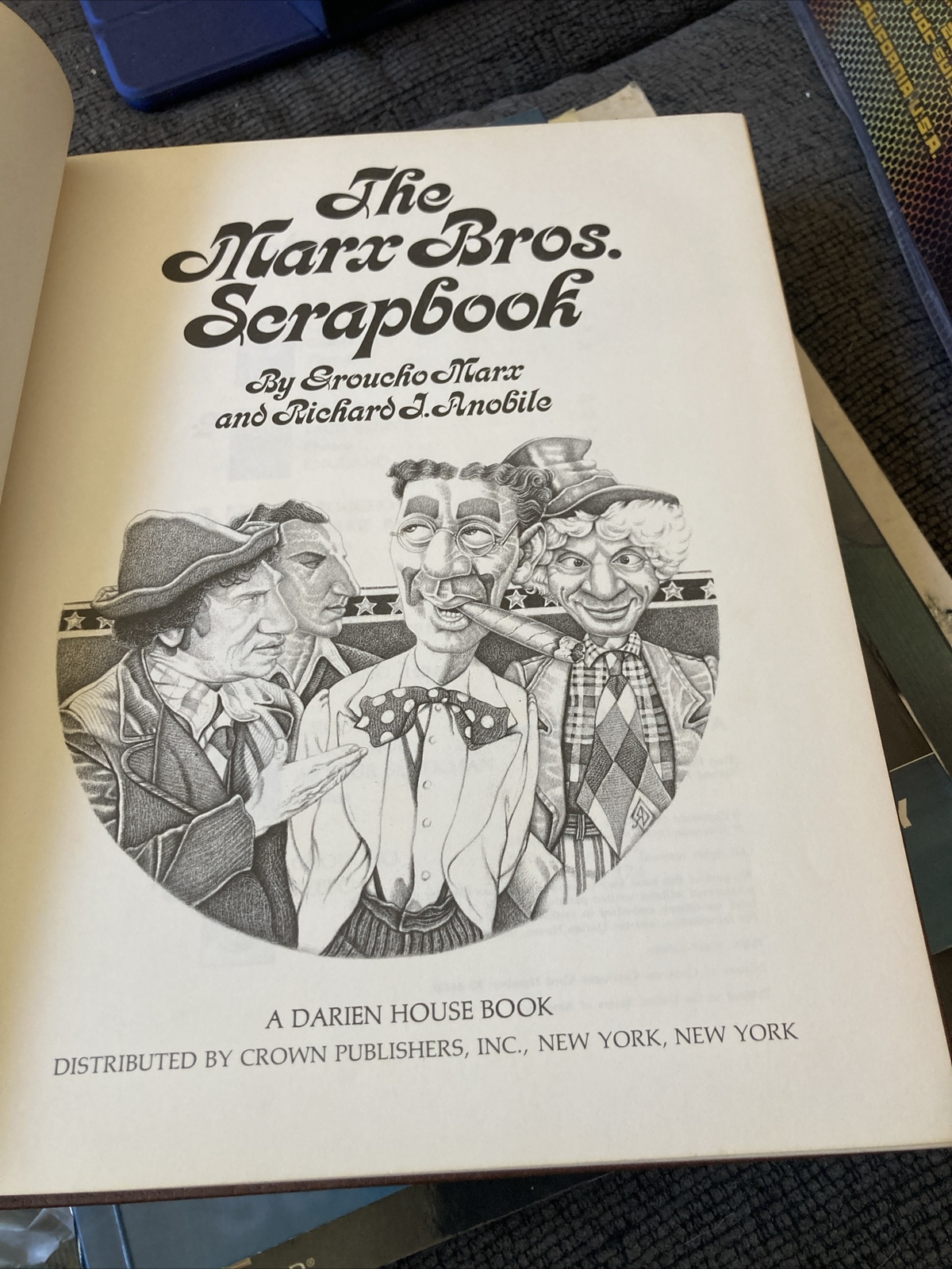 The Marx Bros. Scrapbook by Groucho Marx and Richard J. Anobile - HC ...