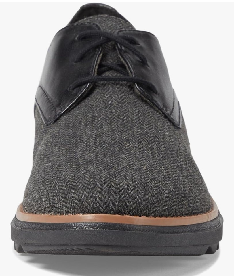 Clarks Shoe Women Loafer Black 10M Sharon Rae Wedge Oxford Lace Up ...