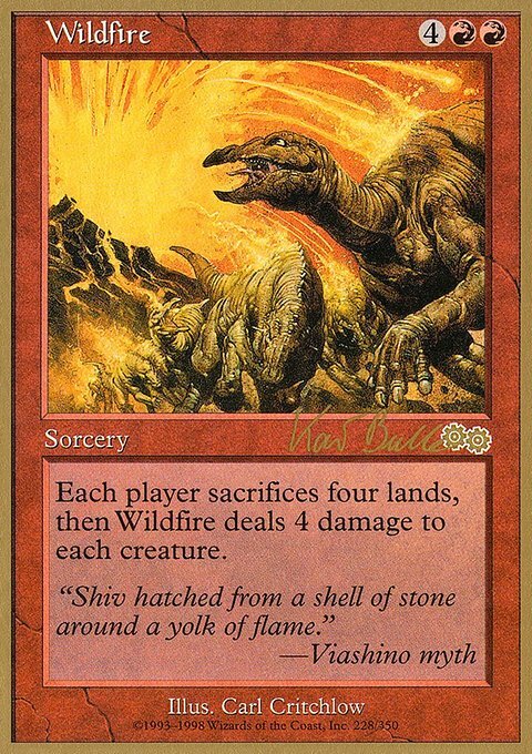 MTG Magic the Gathering Wildfire (kb228/111) World Championship Decks ...
