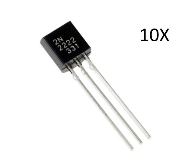 10X 2N 2222 Transistor 2N 2222A TO-92 0.6A 30V 2N2222A | eBay